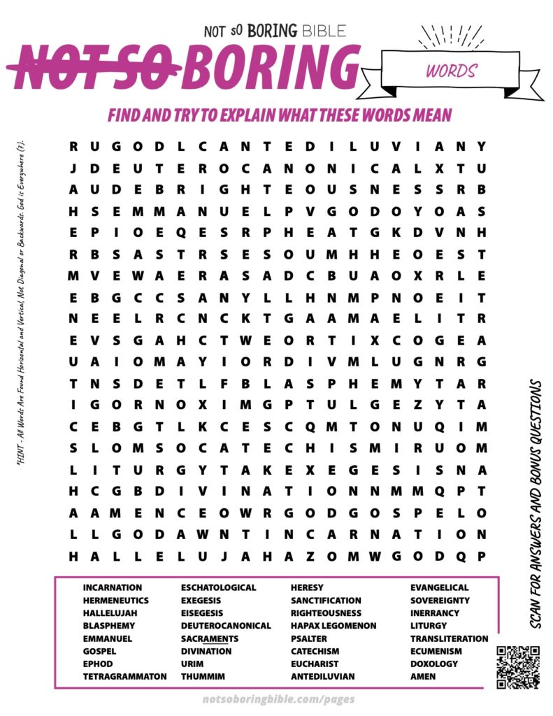 Pages - Not So Boring Bible